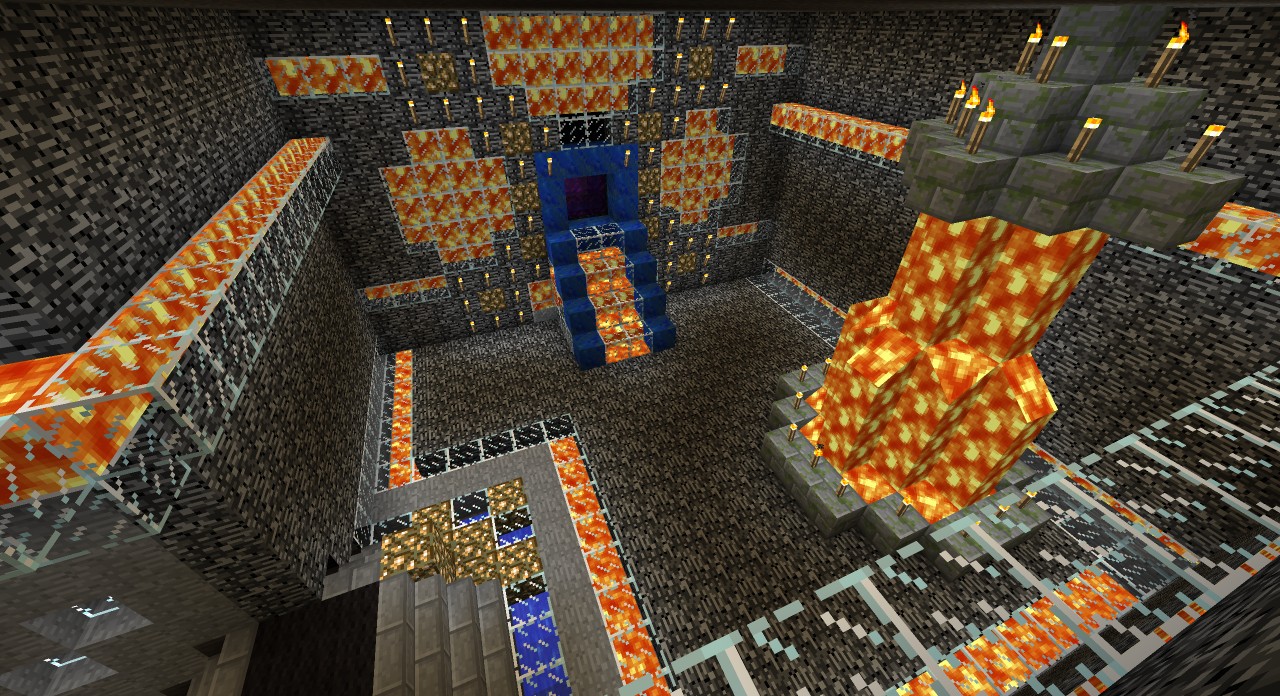 Lava/Nether Temple Minecraft Map