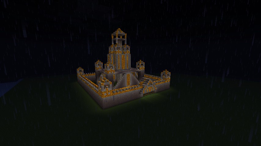 The glow castle Minecraft Map