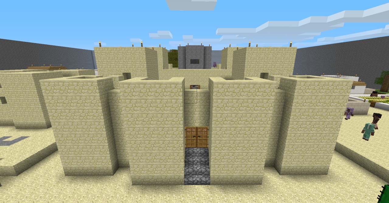Small Sand Castle Minecraft Map
