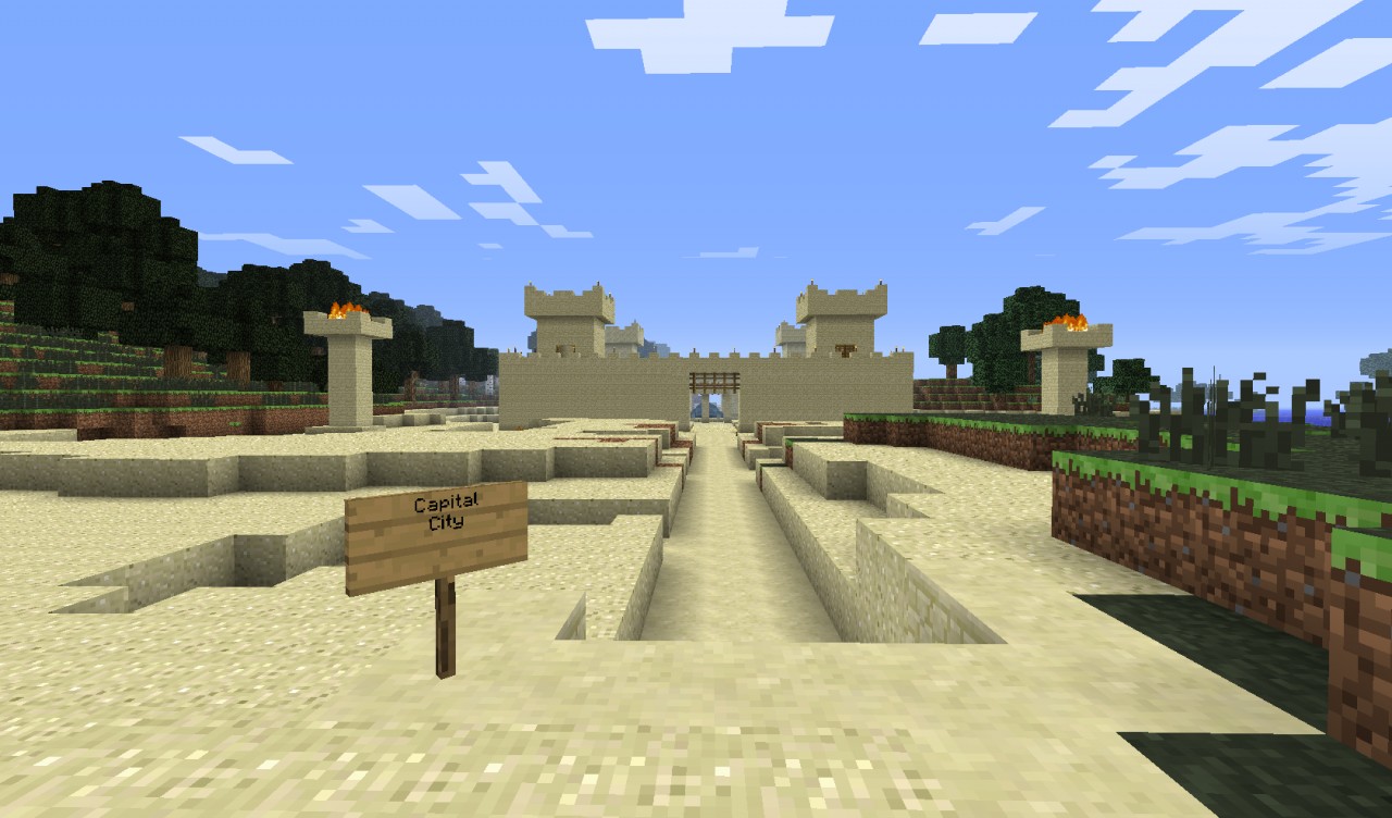 Sandstone Castle Minecraft Map