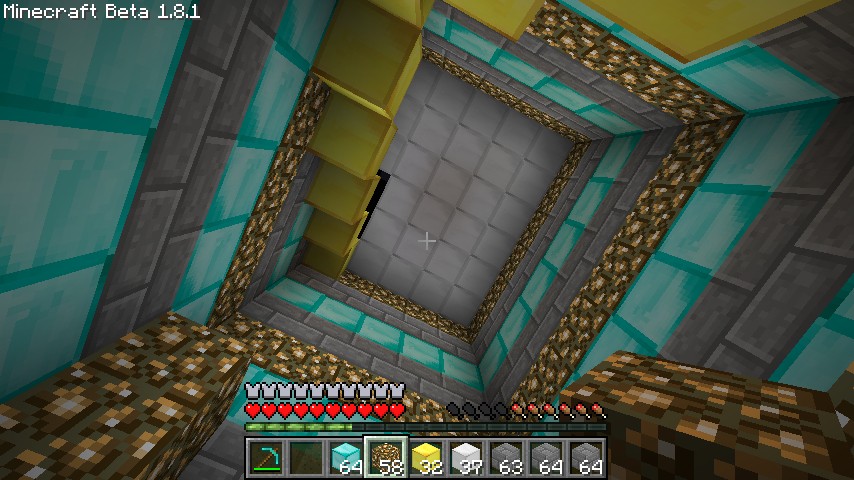 diamond/brick fat tower Minecraft Map