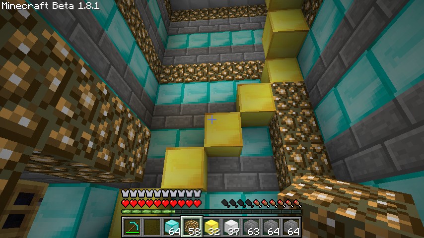 diamond/brick fat tower Minecraft Map