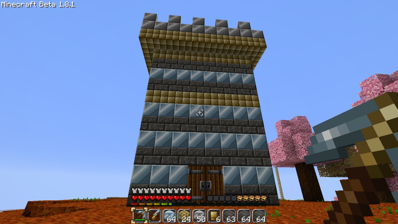 diamond/brick fat tower Minecraft Map