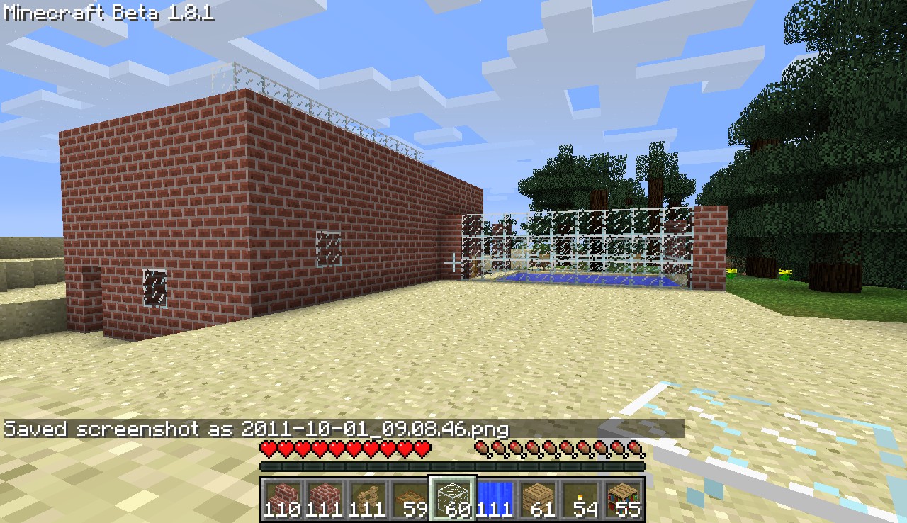 Simple Brick House Minecraft Map