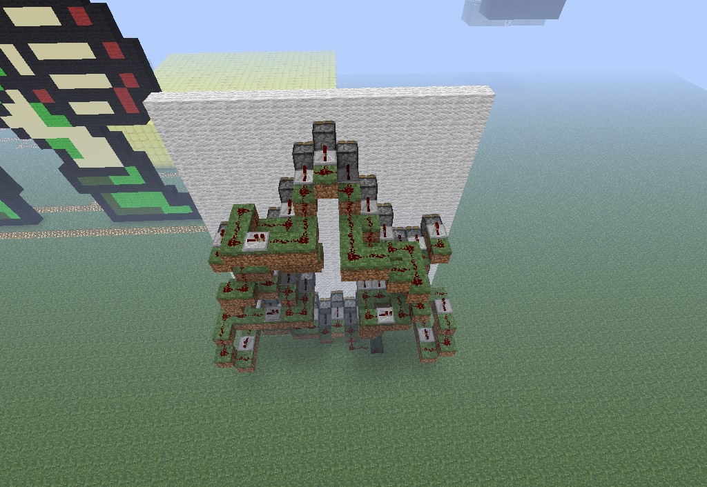 Assassins creed symbol (using piston) Minecraft Map