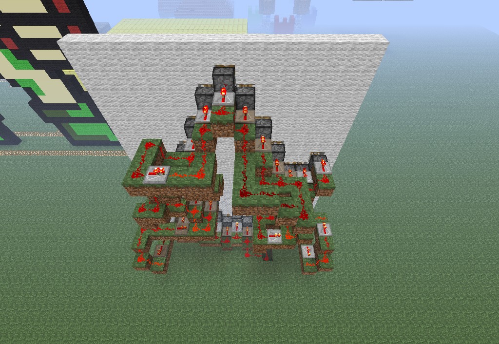 Assassins creed symbol (using piston) Minecraft Map
