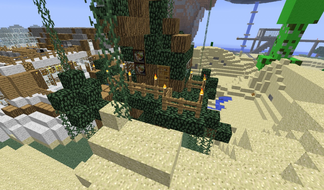 TreeHouse Hideout Minecraft Map