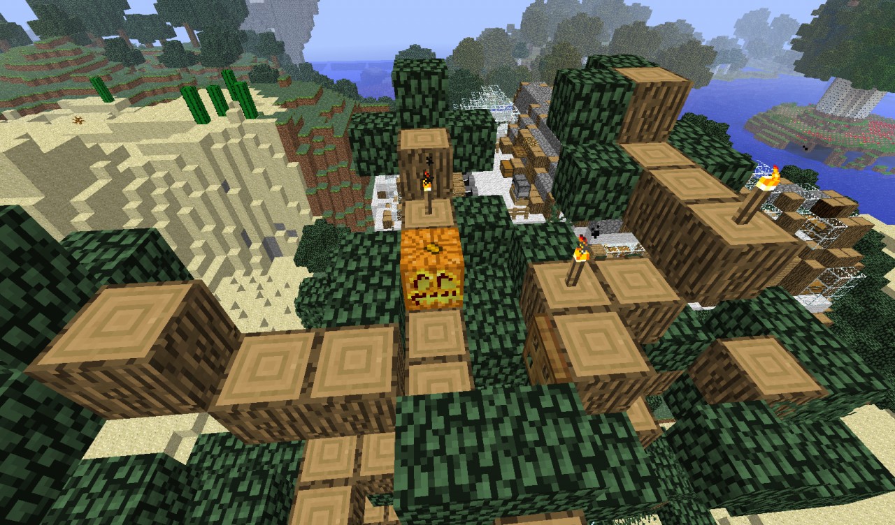TreeHouse Hideout Minecraft Map