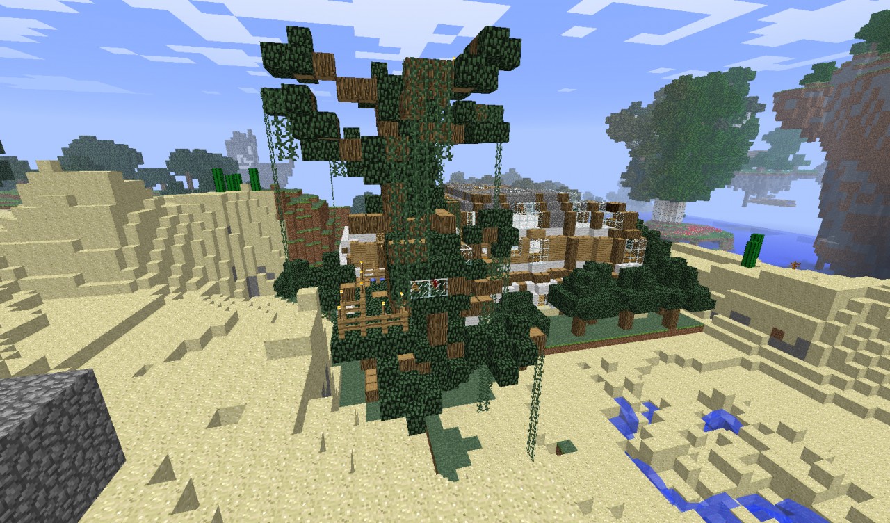 TreeHouse Hideout Minecraft Map