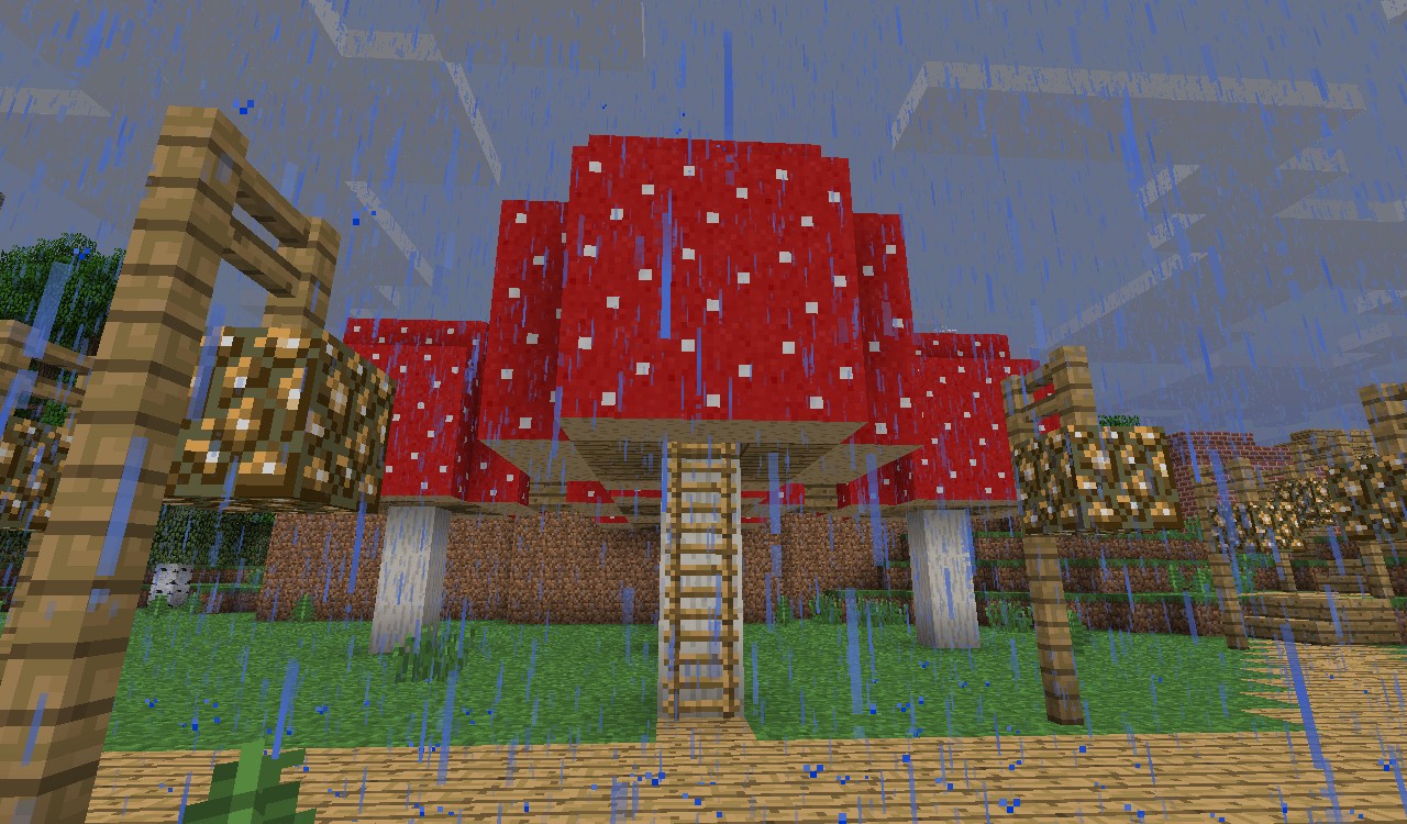 mushroom house (5 rooms) Minecraft Map