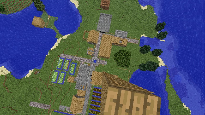 A village Minecraft Map