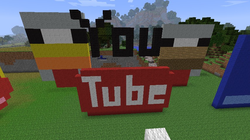YouTube Icon Minecraft Project