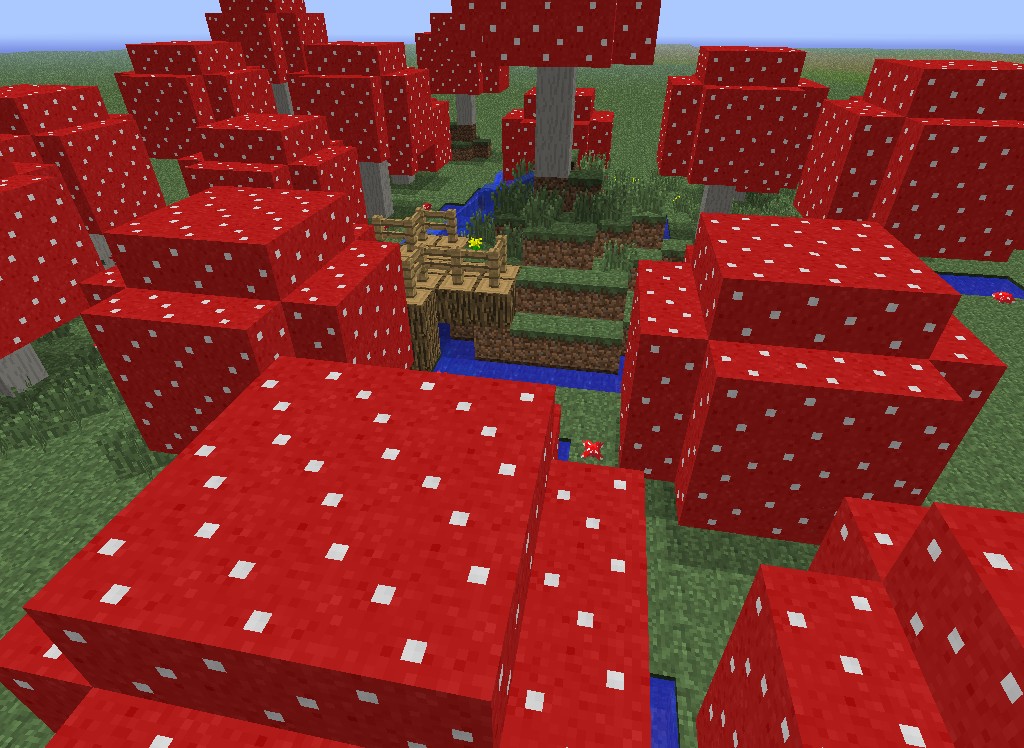 Red Mushroom Forest Minecraft Map
