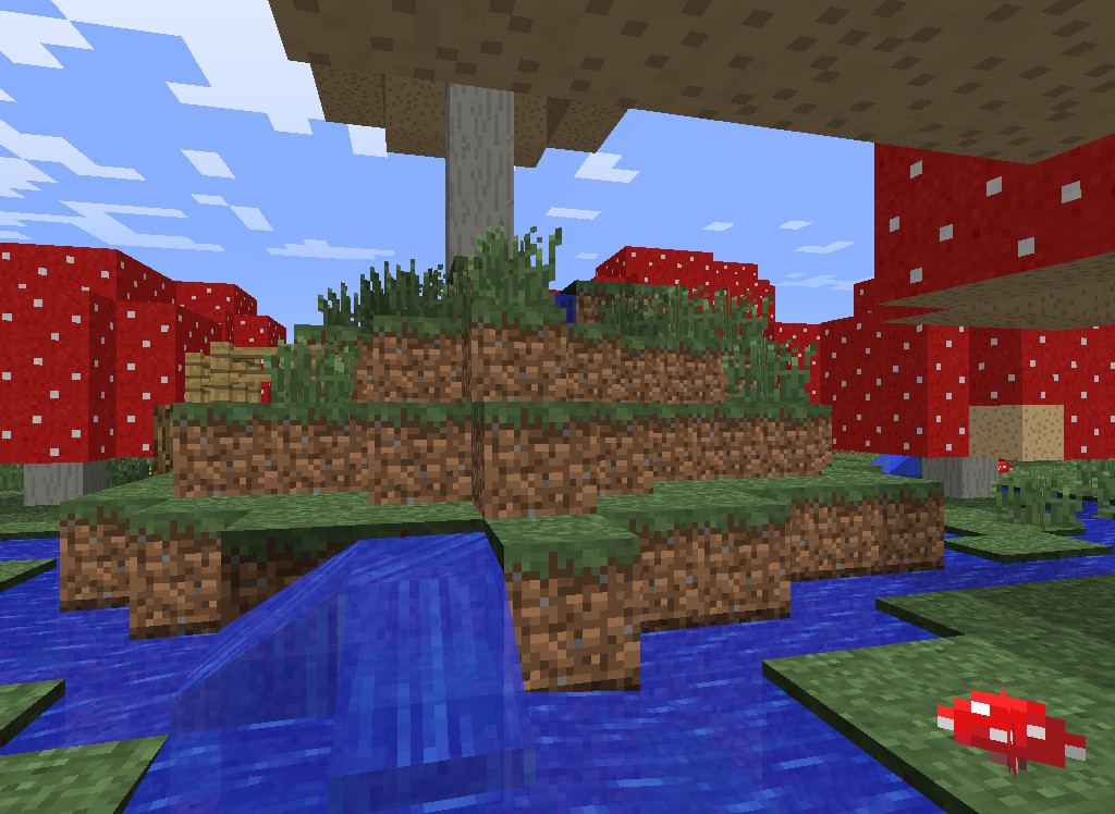 Red Mushroom Forest Minecraft Map