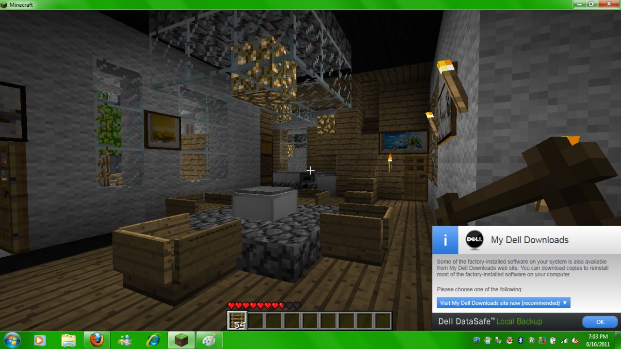 White modern home Minecraft Map