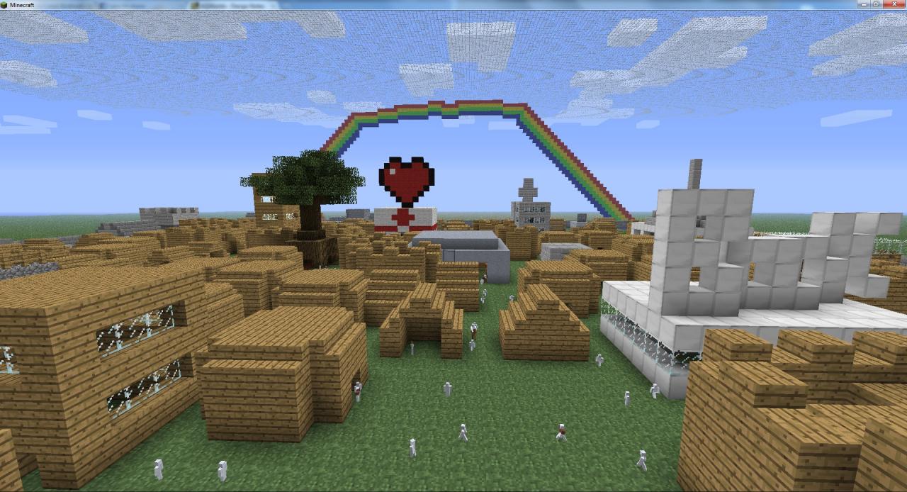 Clay man city! Minecraft Map