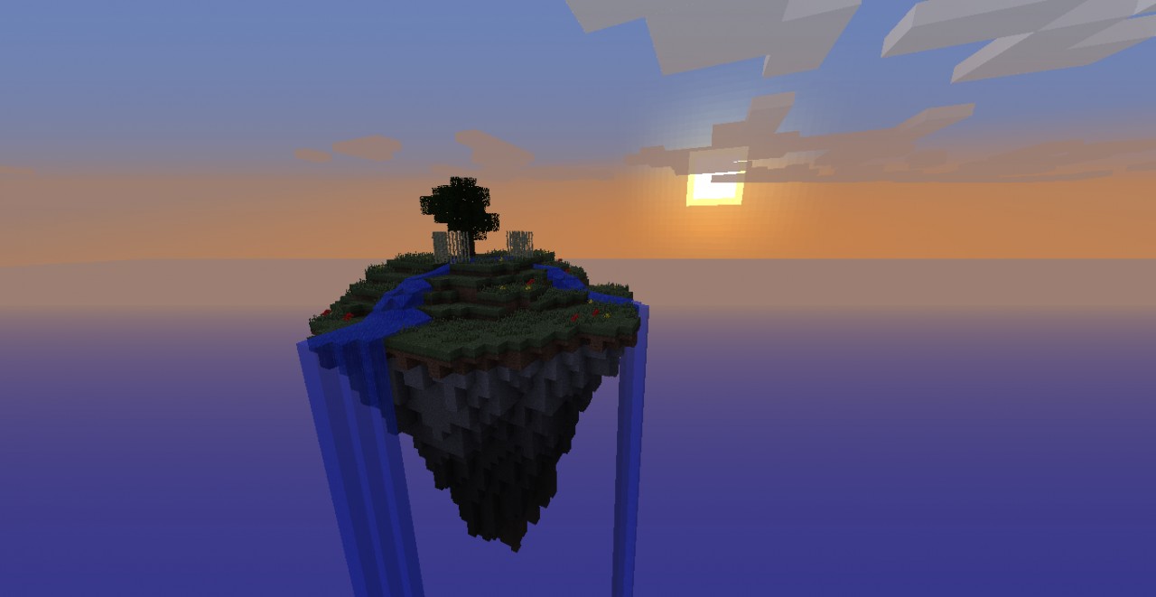 Floating Island over the Void Minecraft Map