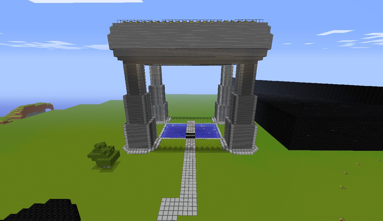 glass floored tower Minecraft Project