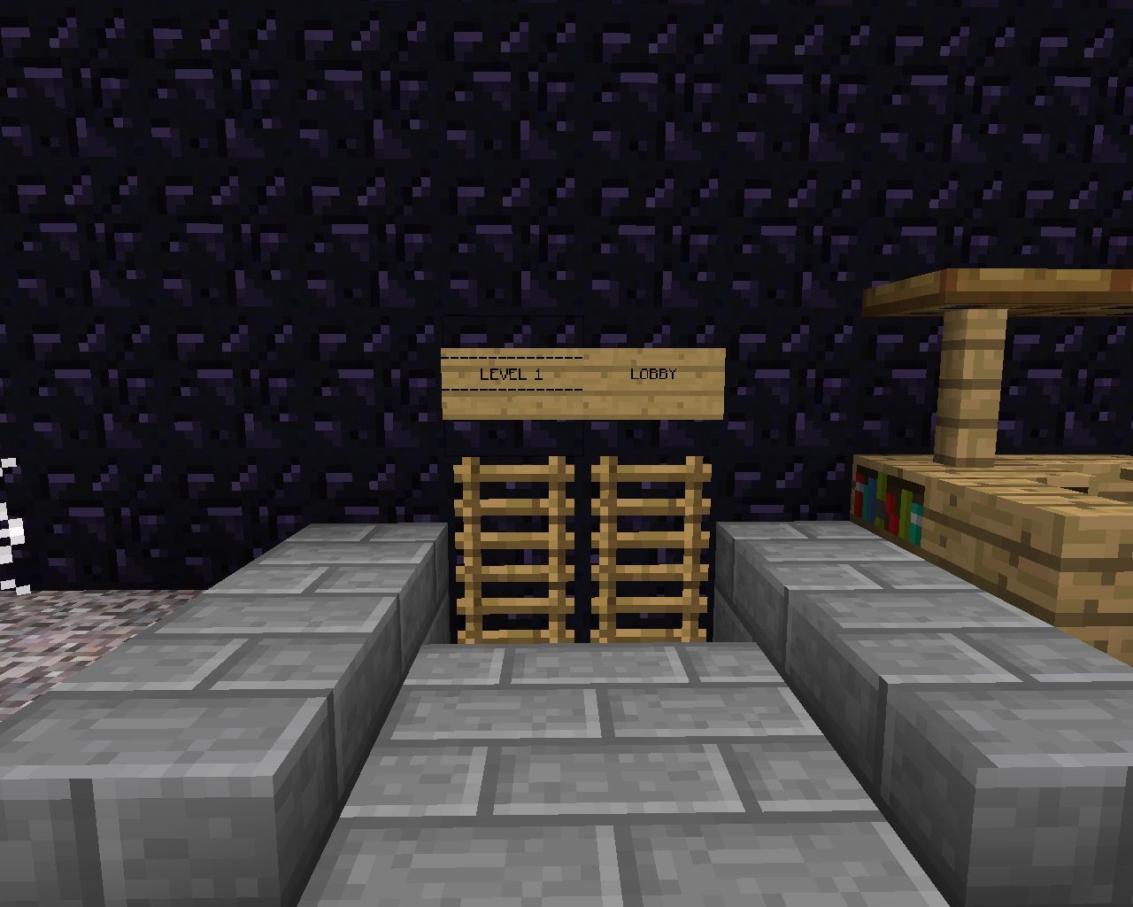 Faction or Team Base (1 chunk, 7 level) Minecraft Map