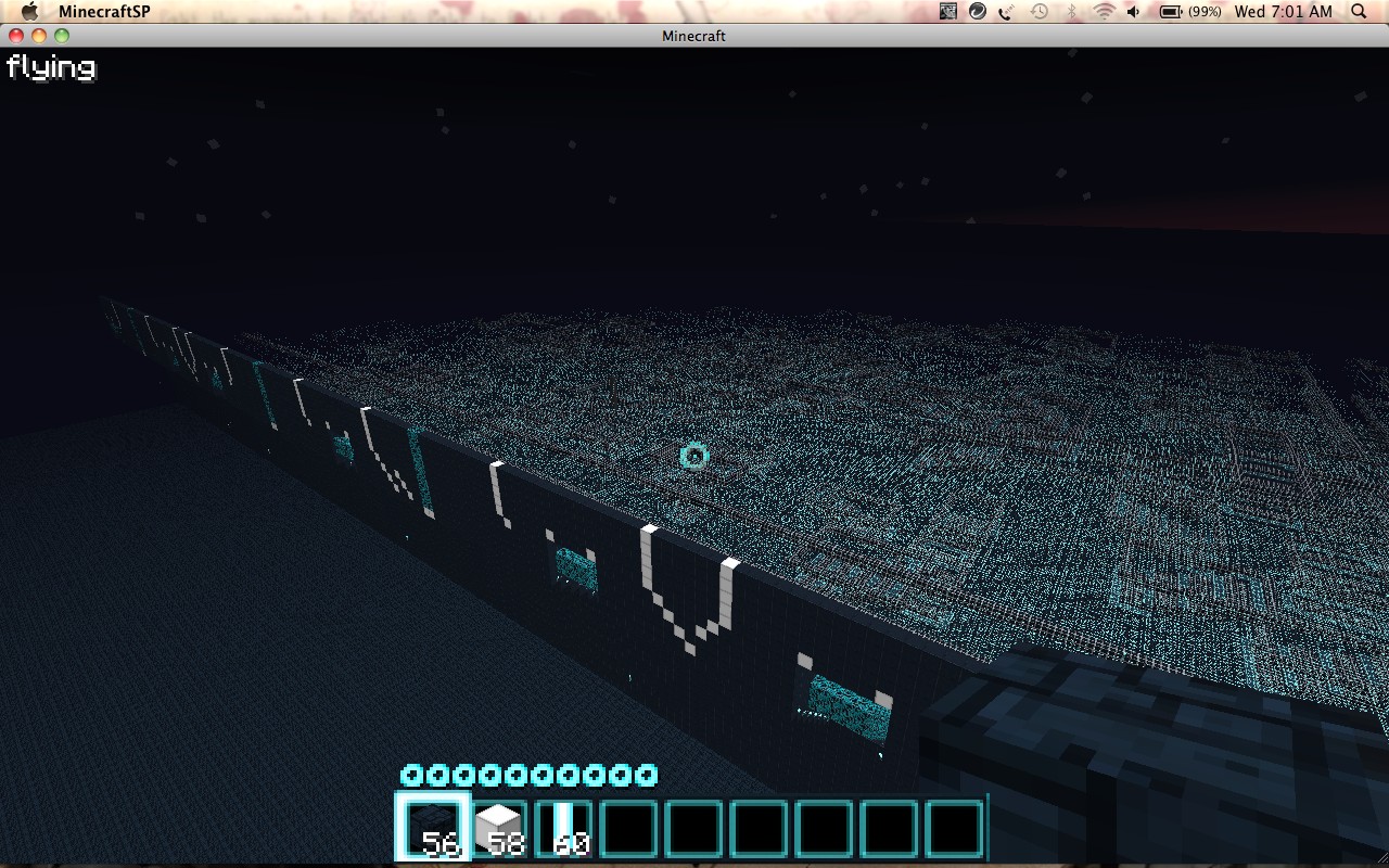 TRON raceway Minecraft Map