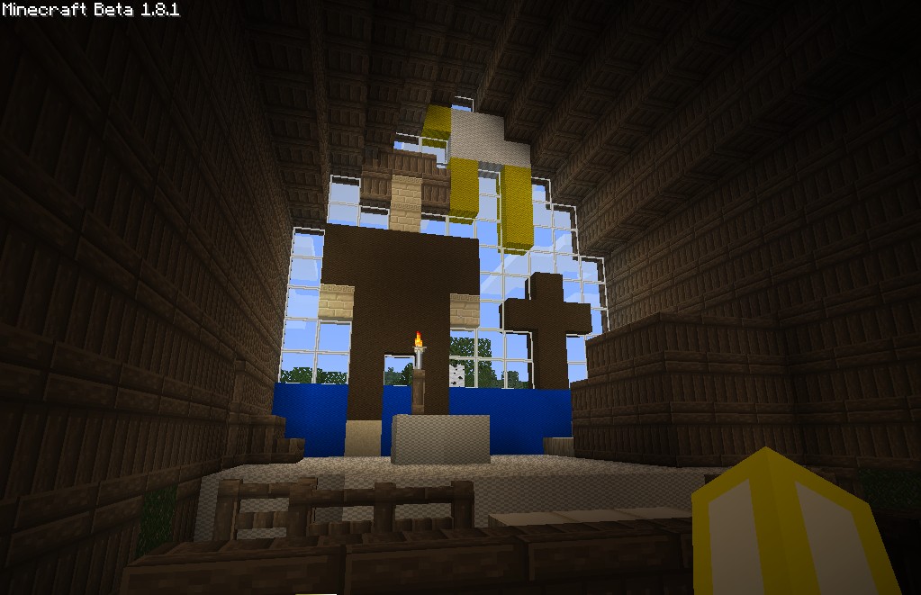 Church and cemetary Minecraft Map