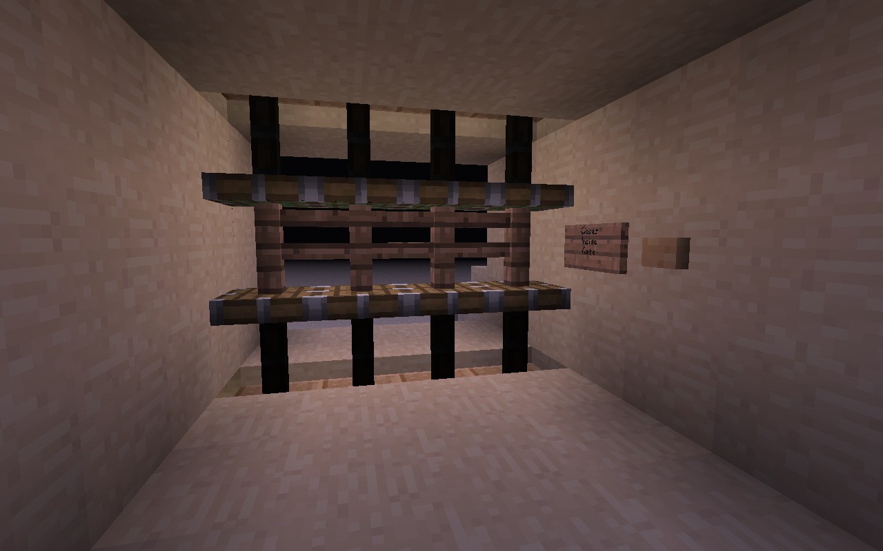 Anti-Mob Double Portcullis Gate Minecraft Map