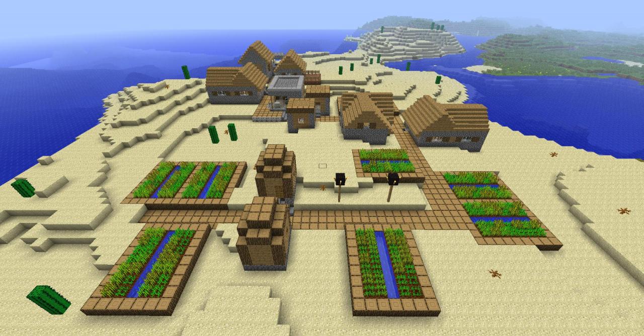 NPC Village Minecraft Map