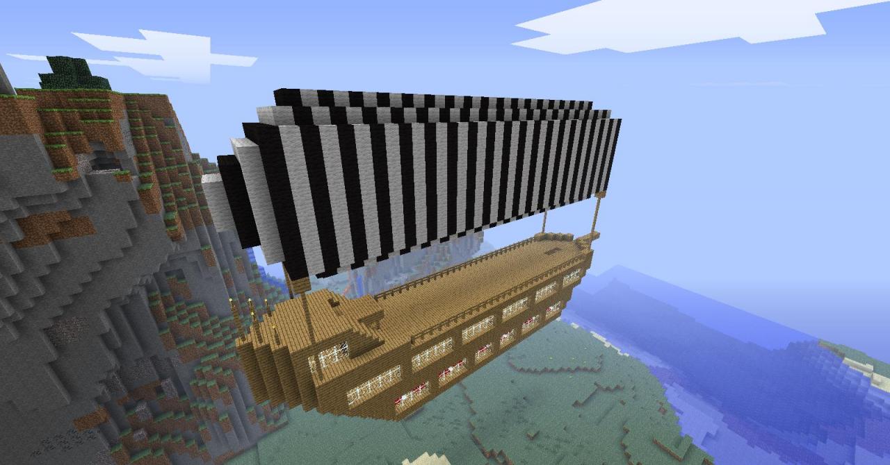 Sky Base Minecraft Map