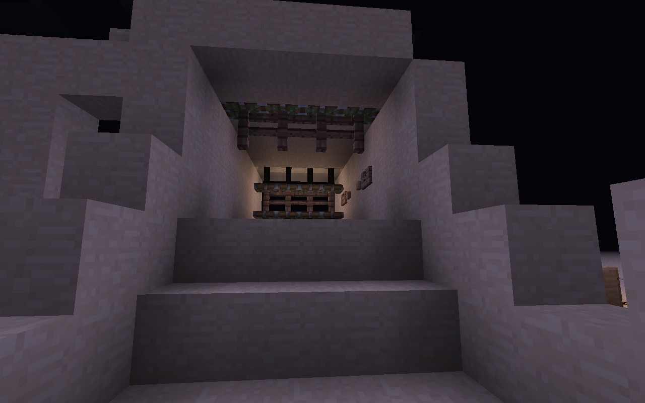 Anti-Mob Double Portcullis Gate Minecraft Map