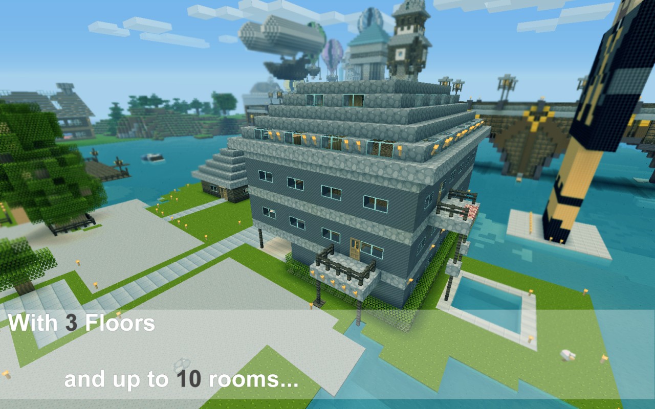 [Hotel] ~The Bedrock Lounge~ Minecraft Map