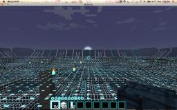 TRON logo BLU Minecraft Map