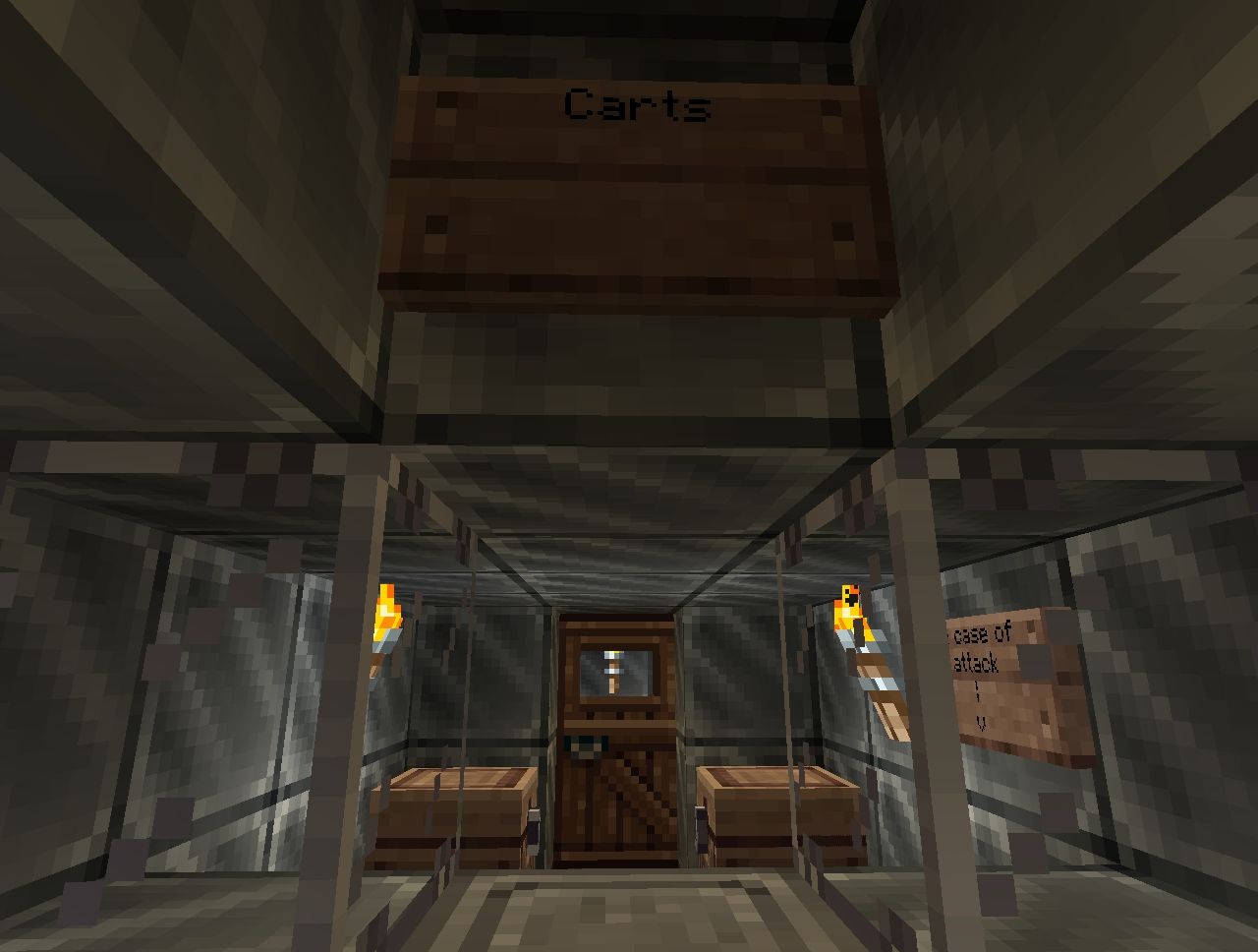 Castle and subway station Minecraft Map