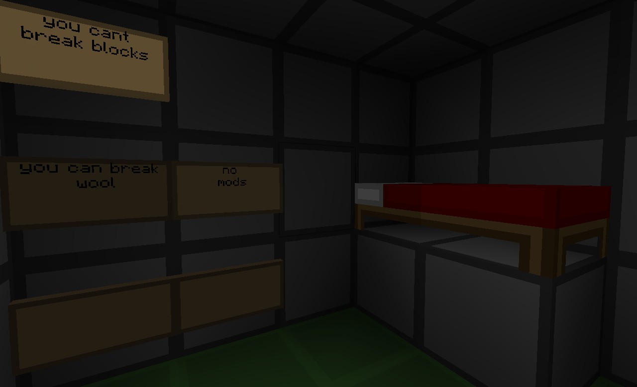 the smallest custom map ever Minecraft Map