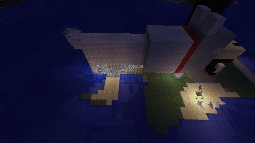 my pixel art Minecraft Map