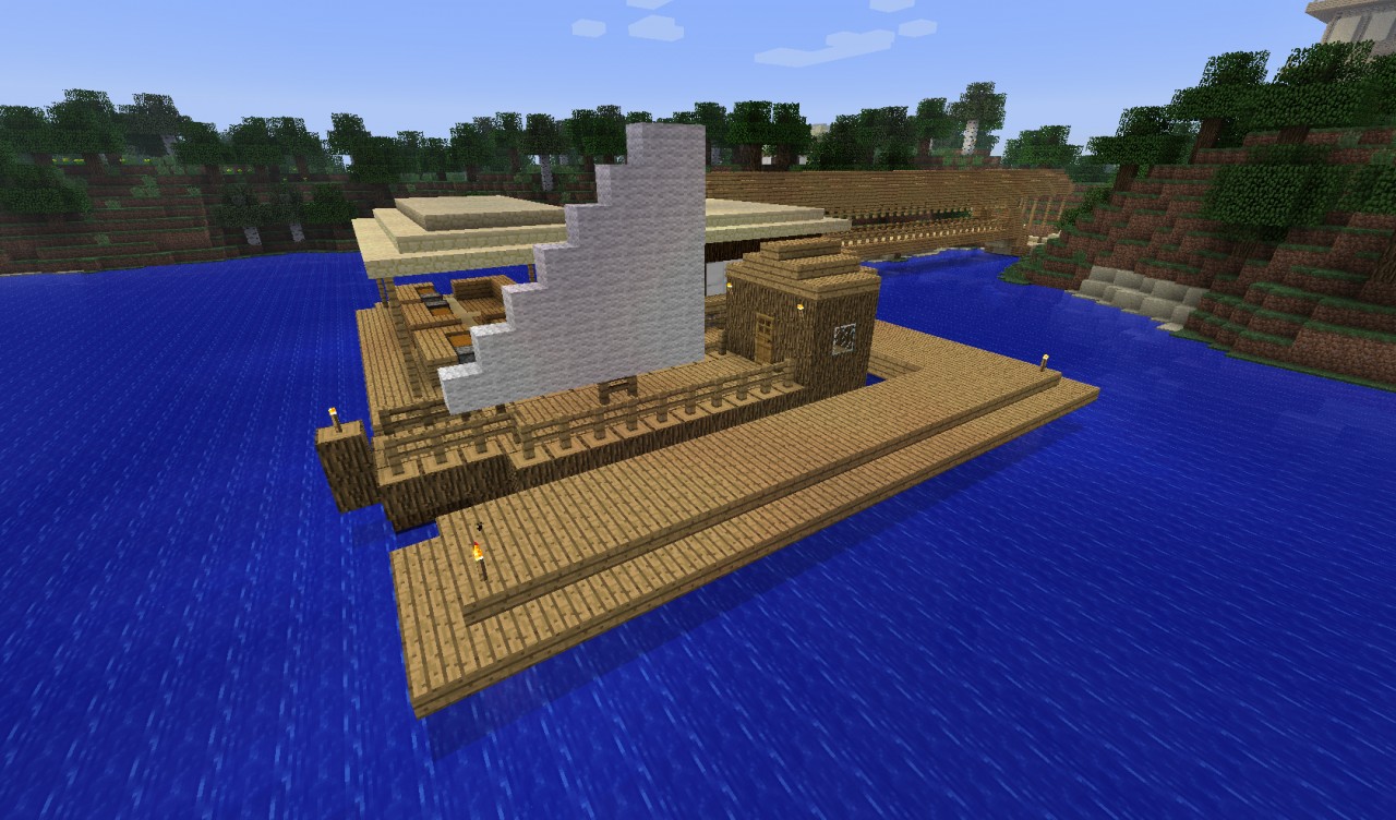 Asian Styled Dock Minecraft Map