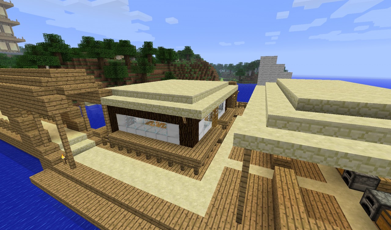 Asian Styled Dock Minecraft Map