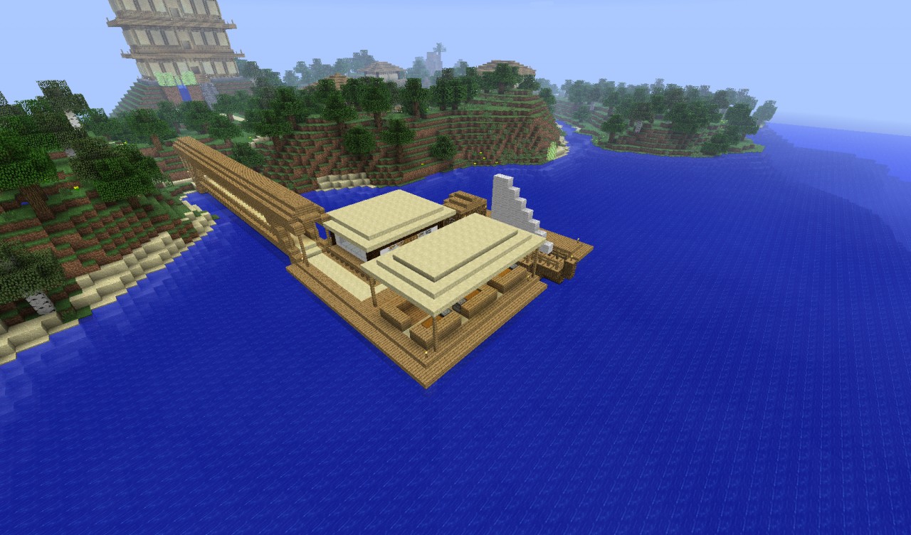 Asian Styled Dock Minecraft Map