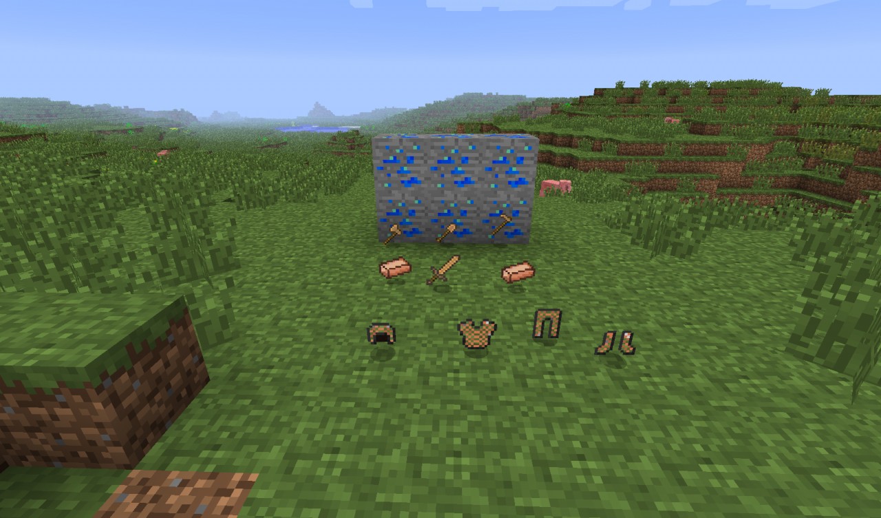 GreenOmega's Copper Mod (Azurite Version) Build v1.4 Minecraft Mod