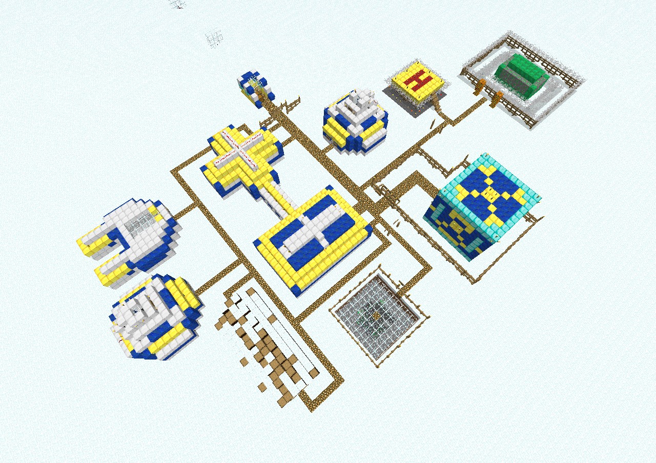 CRIMSON ATOMIC FACILITY Minecraft Map