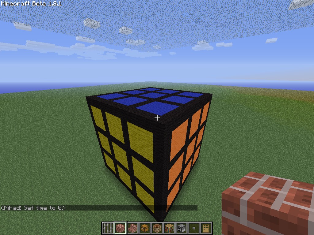 Minecraft House with Rubic's Cube Minecraft Map