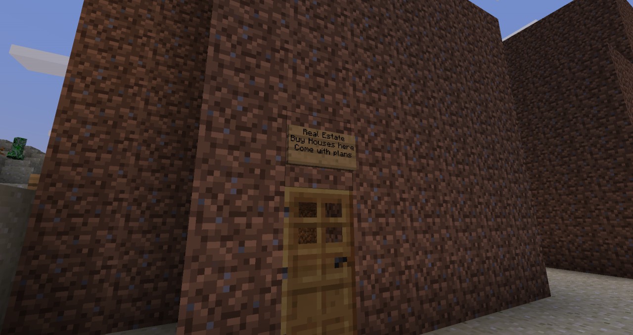 The Dirt Town Minecraft Map