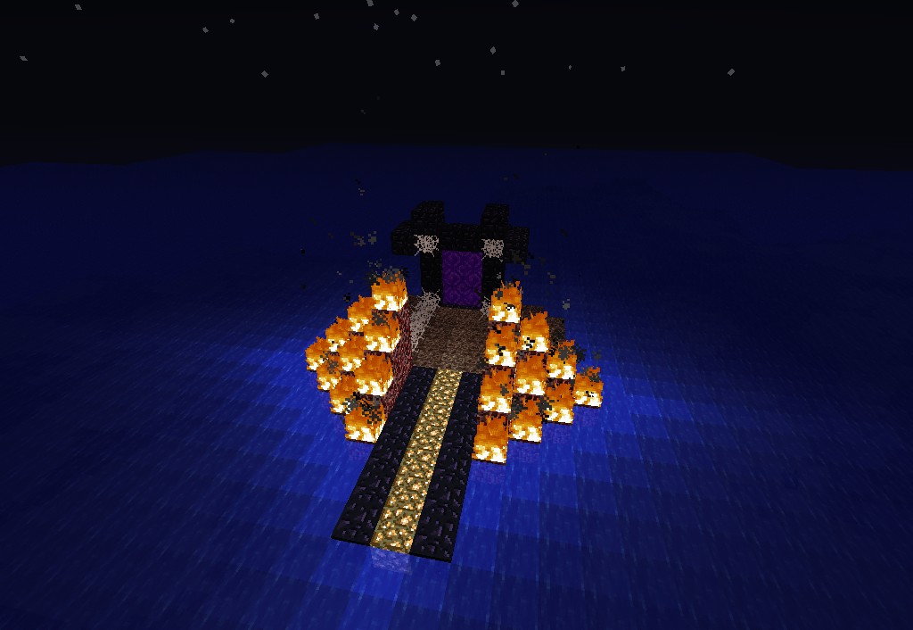 Nether halls (nether base) Minecraft Map