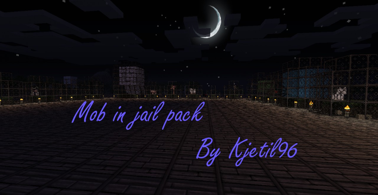 Mobs in jail pack Minecraft Map