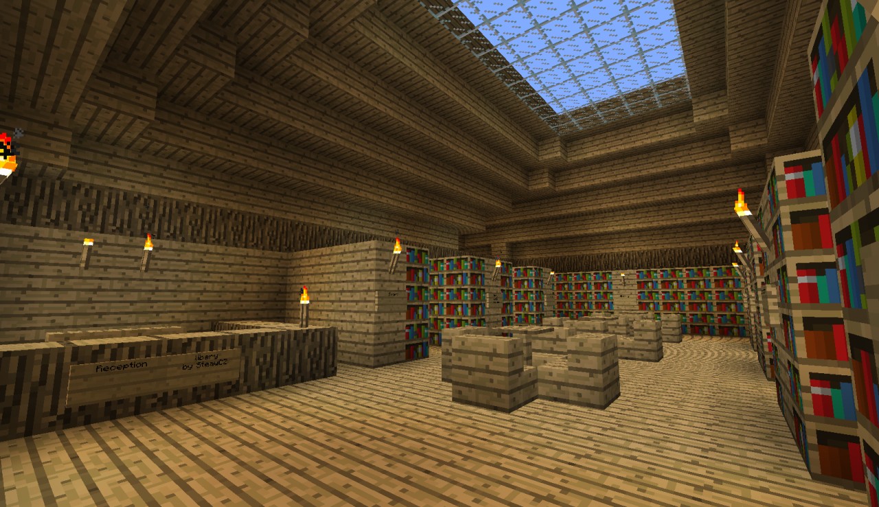 Wooden Libary (completed) Minecraft Map