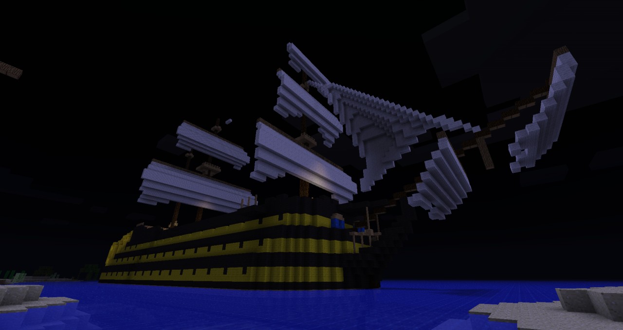 HMS Victory 1:1 Minecraft Map