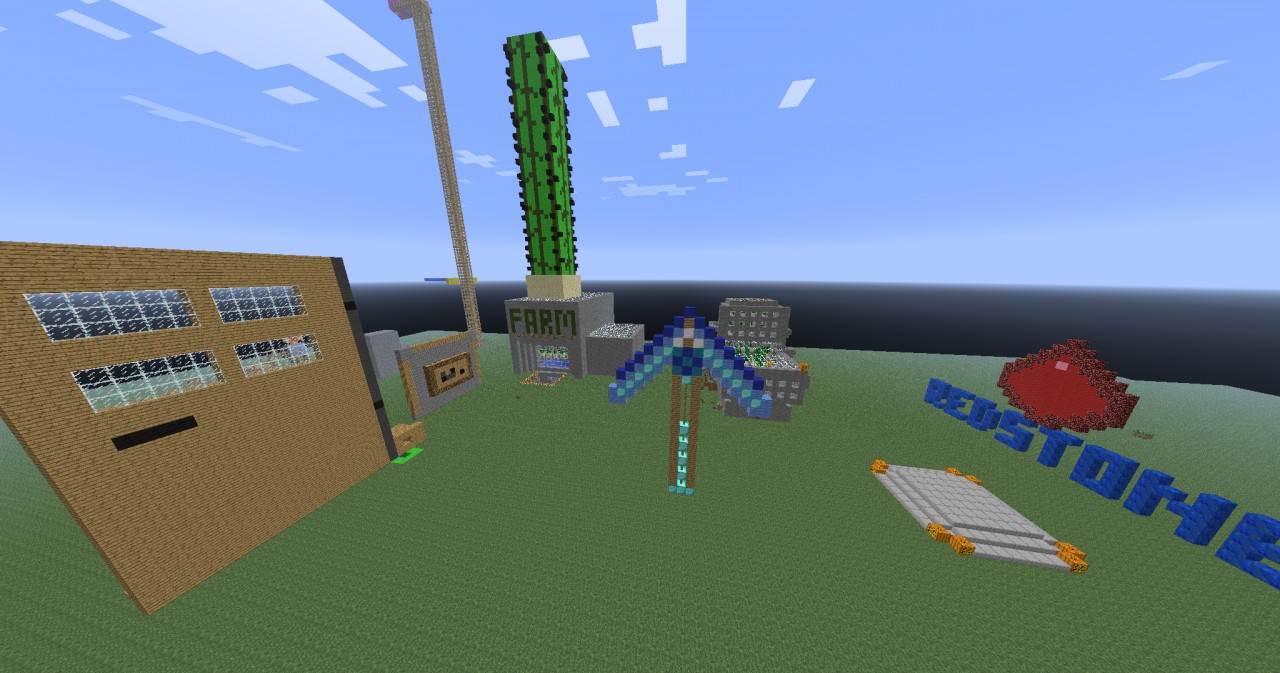 Mine And Friend's Server 3D Minecraft Map