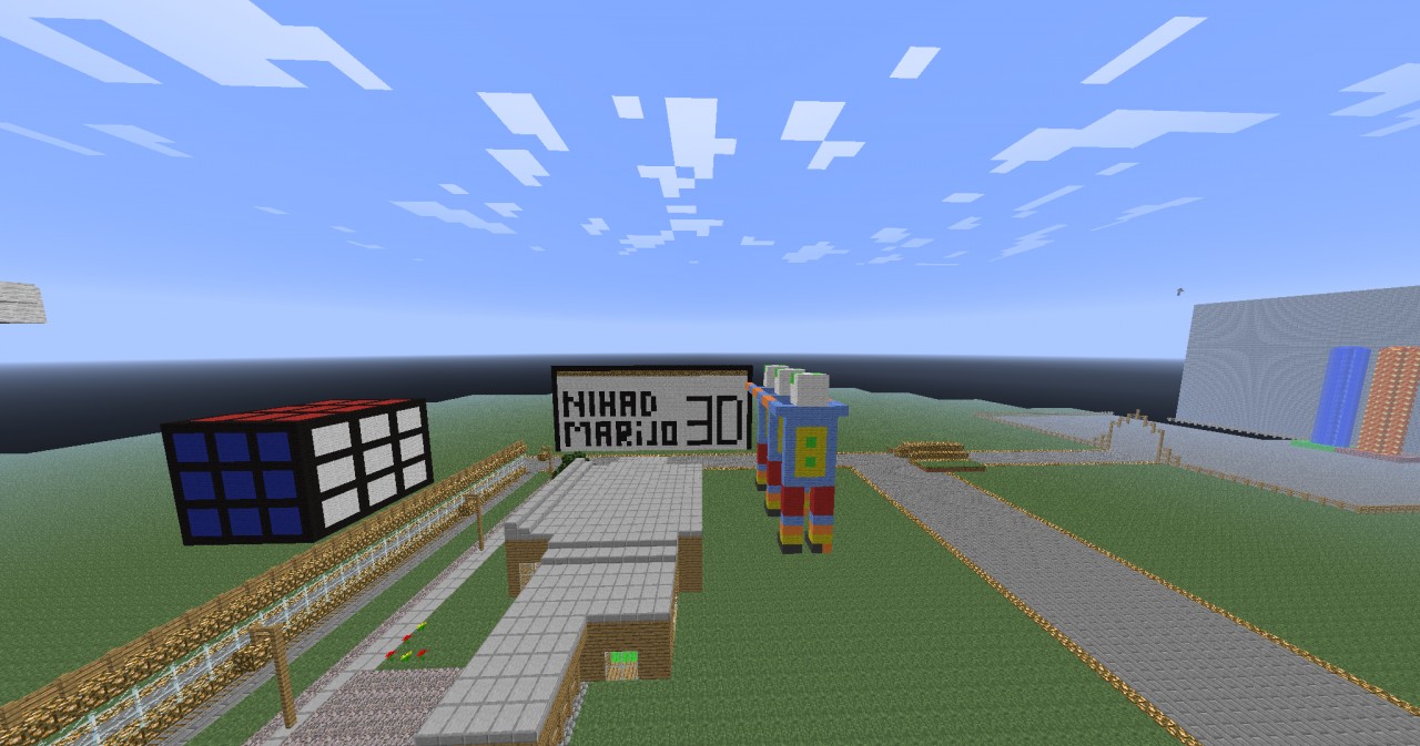 Mine And Friend's Server 3D Minecraft Map