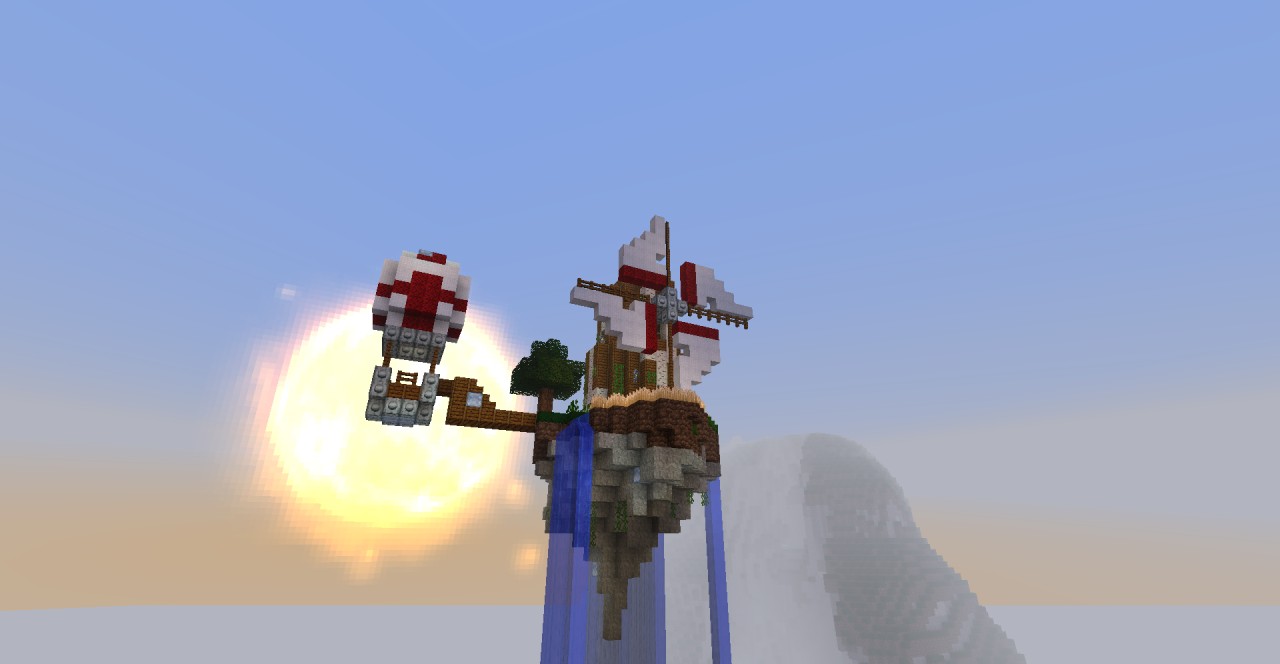Floating WindMill Minecraft Map