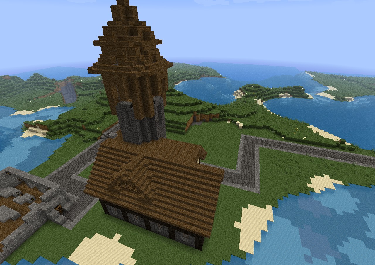 Victorian-esque House with Tower Minecraft Map