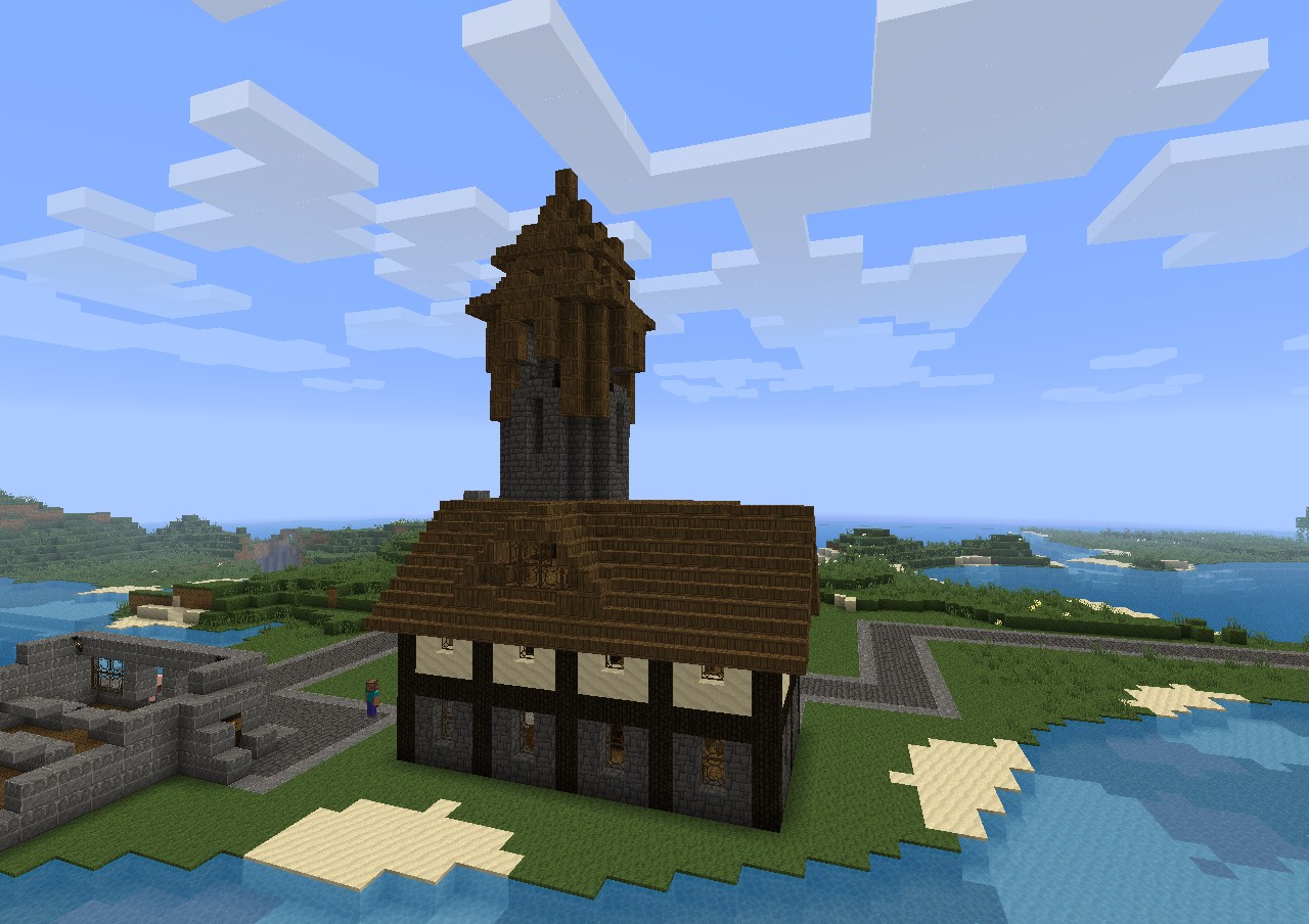Victorian-esque House with Tower Minecraft Map